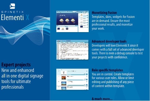 Elementi X software SpinetiX